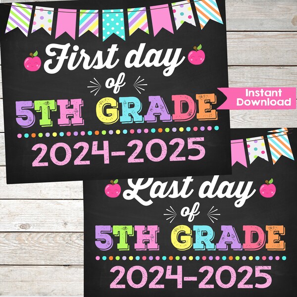 5th Grade Sign - Etsy