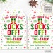 Christmas Sock Gift Tags Staff Toe-tally Amazing Teacher Staff Nurse ...
