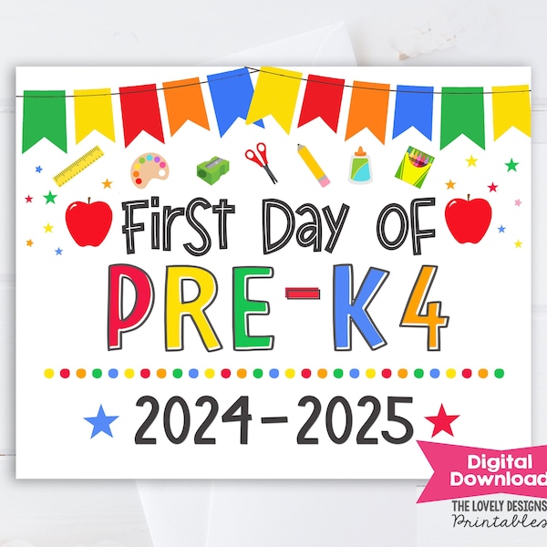 Pre K4 School Signs - Etsy