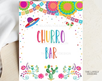 Printable Churro Bar - Etsy