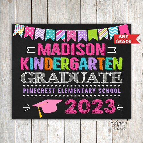 EDITABLE Last Day of School Photo Prop School Chalkboard - Etsy