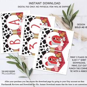 Farm Banner Farm Birthday Banner A-Z Alphabet Numbers Custom Banner ...