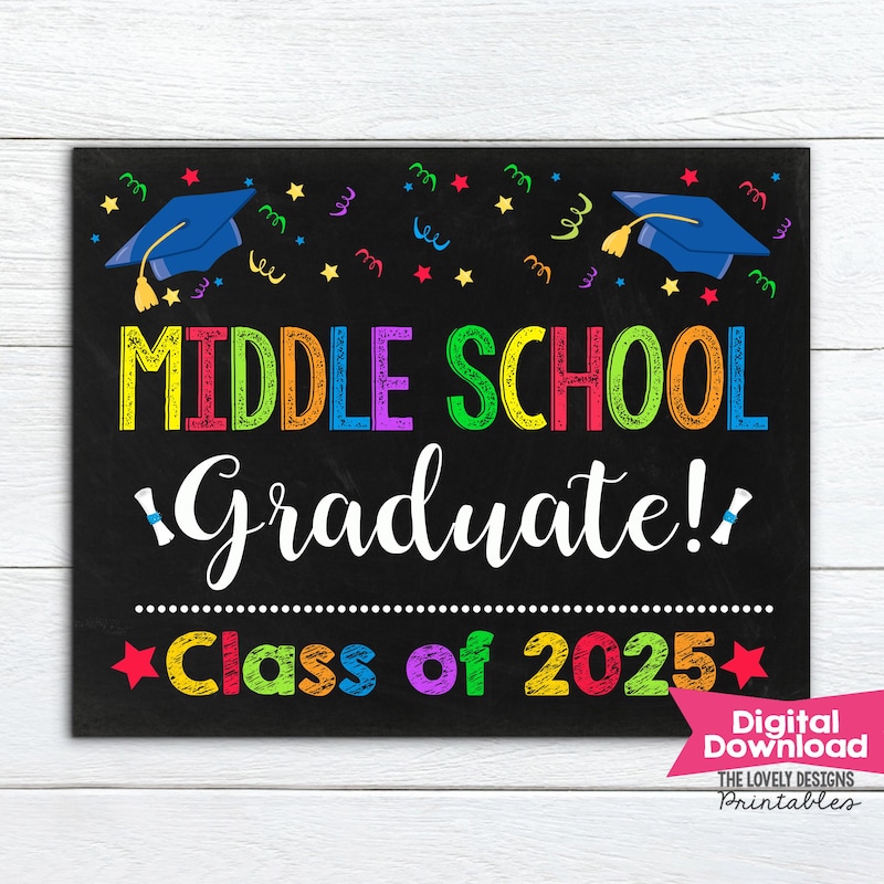 Middle School Graduation - Etsy