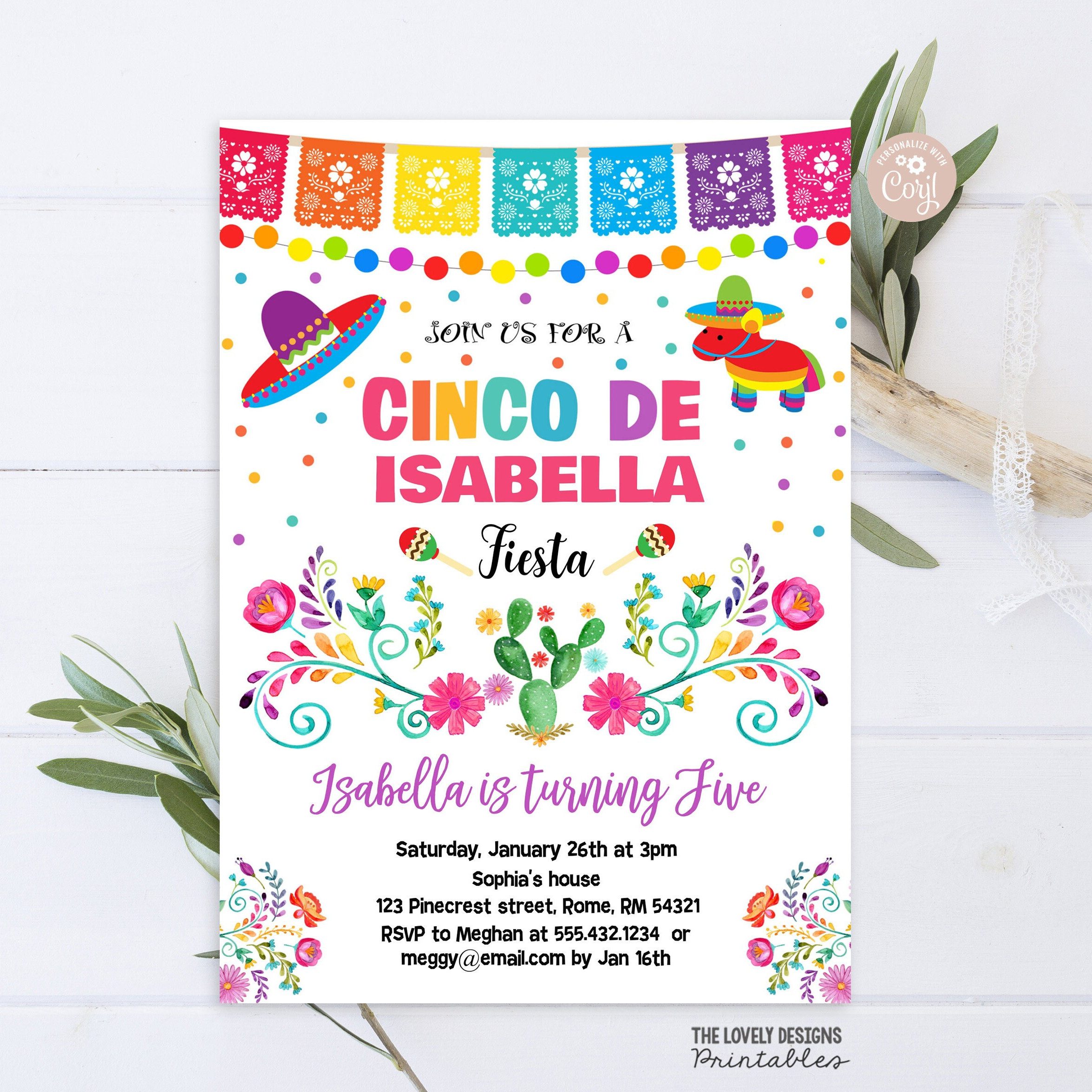 Cinco De Mayo Wedding Invitations