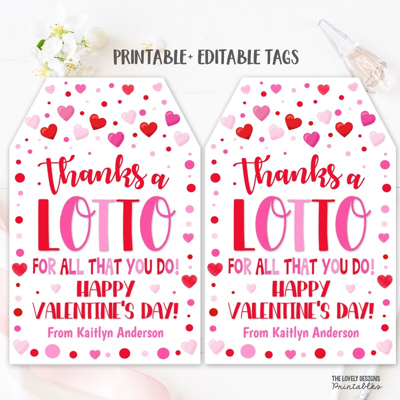 Lotto Coworker Valentine - Etsy