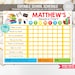 Editable School Reward Chart School Reward for Kids Routine Chart Kids ...
