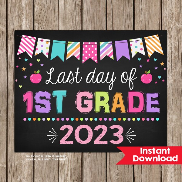 First Day Chalkboard - Etsy