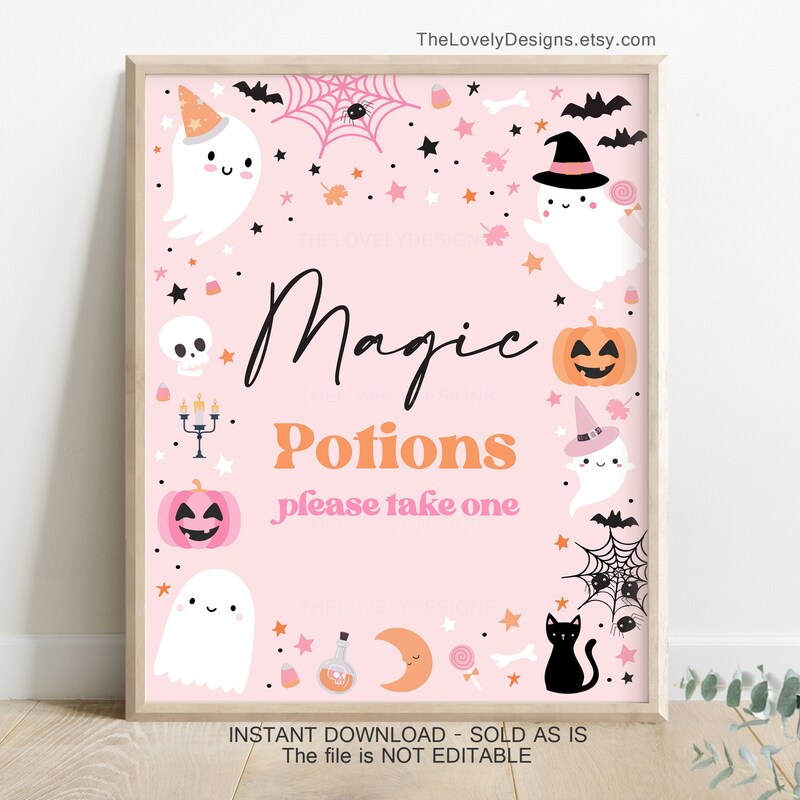 Magic Potion Sign - Etsy