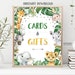 Jungle Cards and Gifts Sign Jungle Birthday Party Sign Safari - Etsy