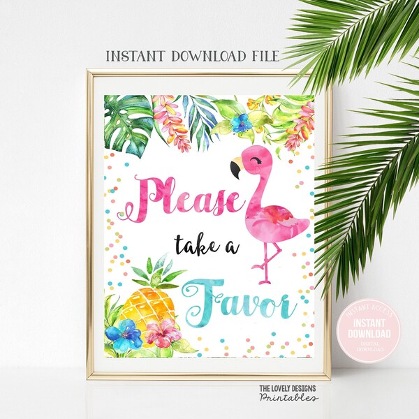 Baby Shower Flamingo Signs - Etsy