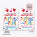 Popping With Fun Valentine Tag Valentine's Day Tag Pop Fidget Toy ...