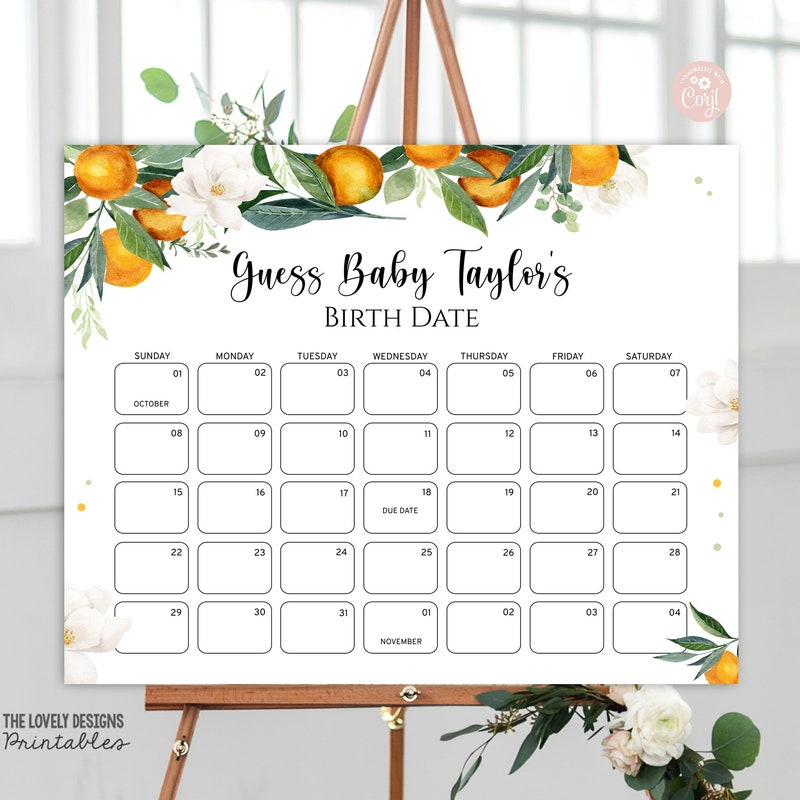 Guess Due Date - Etsy