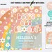 EDITABLE Let's Get Groovy Birthday Invitation Any Age - Etsy