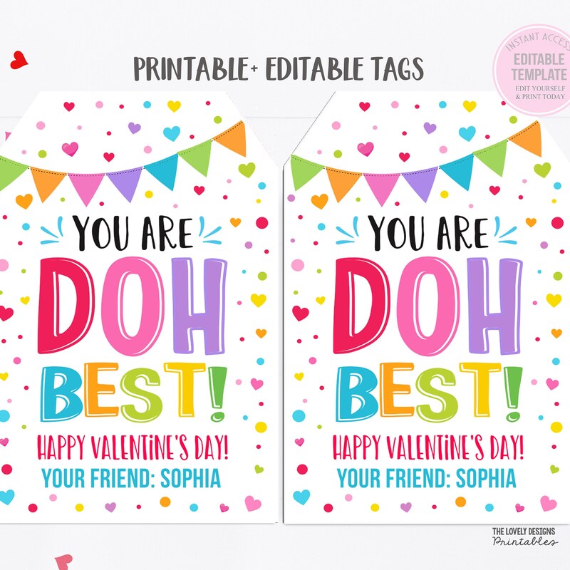 Play Doh Valentine - Etsy