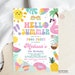 Editable Hello Summer Pool Party Birthday Invitation Girly Splish ...