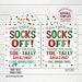 Christmas Sock Gift Tags Staff Toe-tally Amazing Teacher Staff Nurse ...