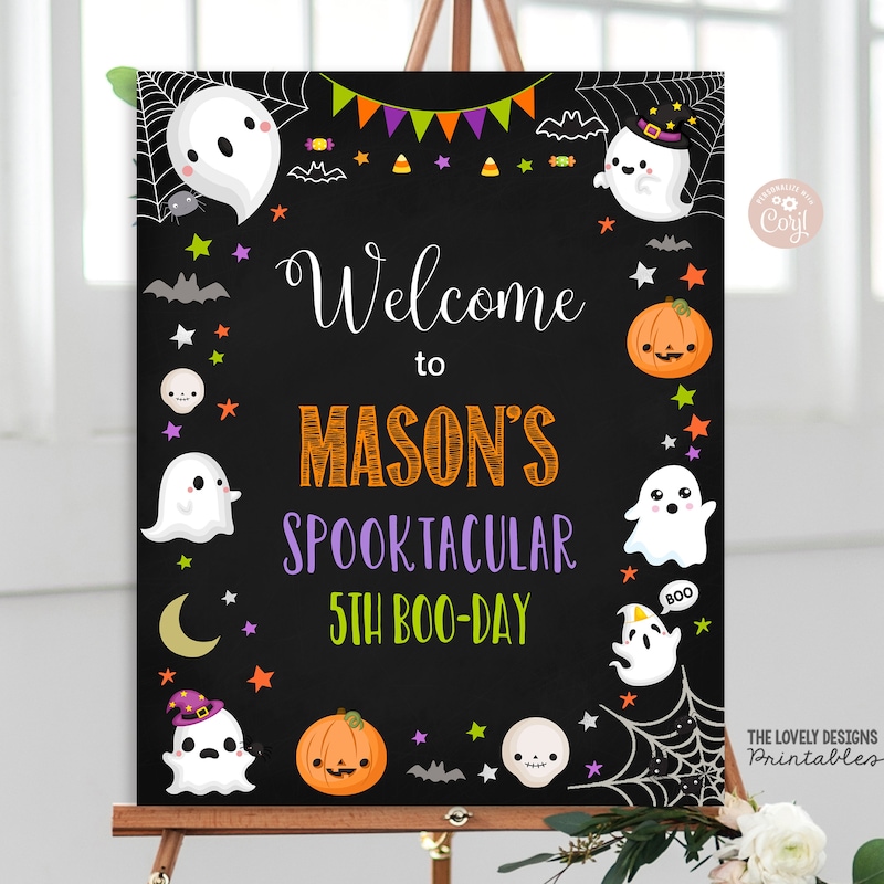 Cute Halloween Poster - Etsy