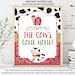 Farm Let's Party Till the Cows Come Home Sign Farm Birthday Party Farm ...