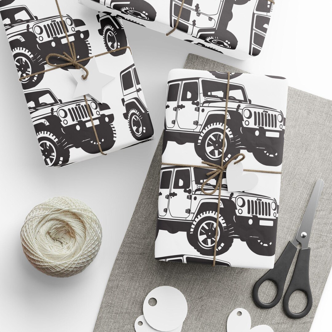 Off-road Vehicle Gift Wrapping Paper: Eco-friendly Design - Etsy