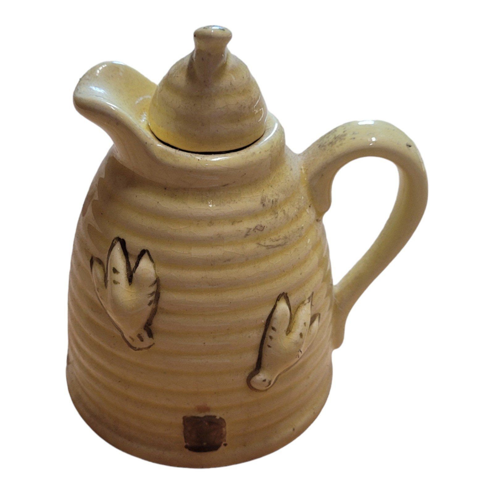 Mid-century Modern Beehive Honey / Syrup Pitcher - Etsy