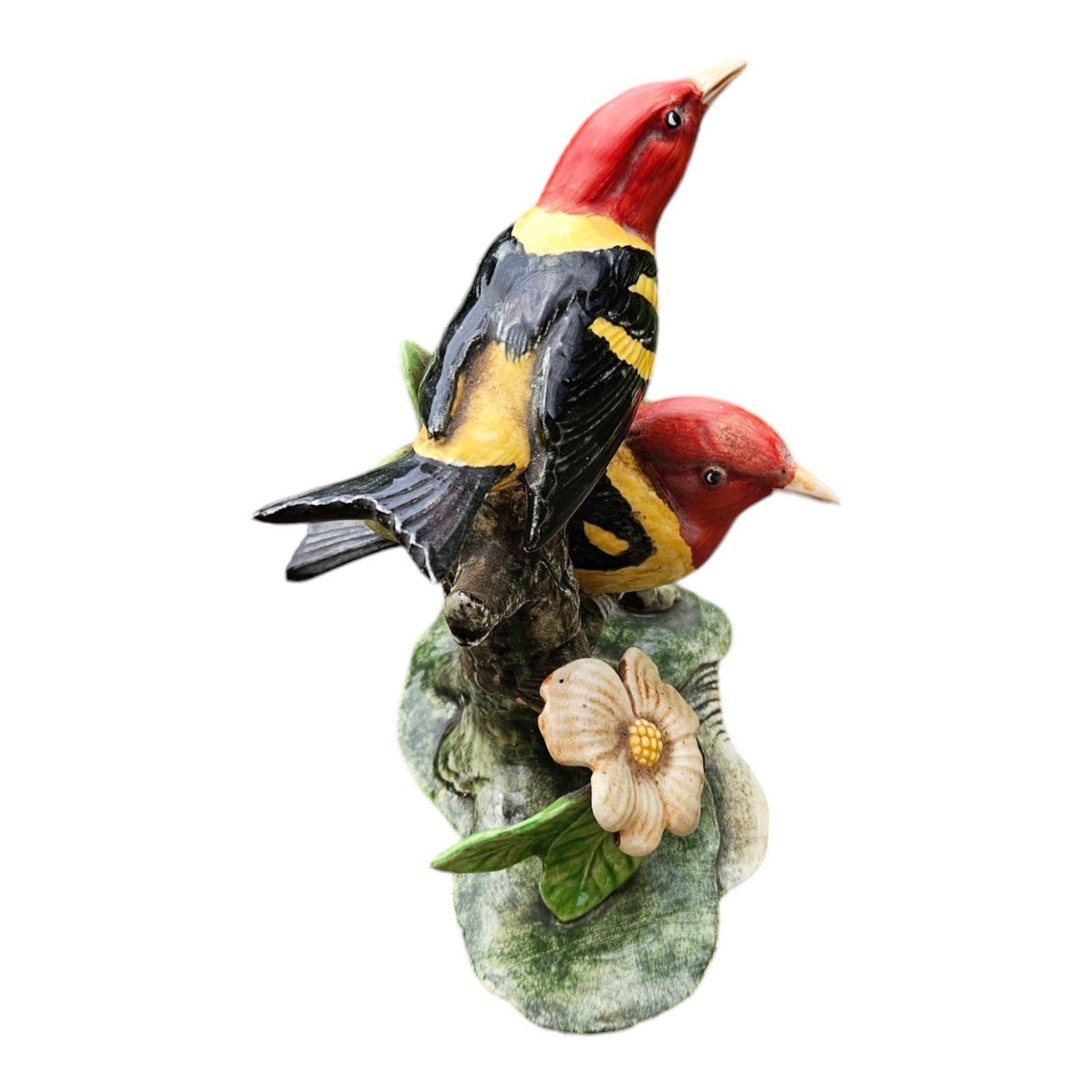 Vintage Stangl Tanager Bird Figurine Handpainted - Etsy