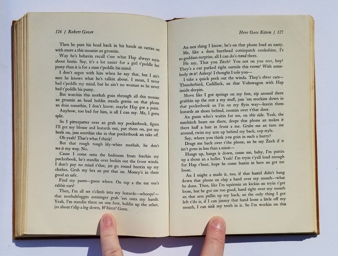 Here Goes Kitten by Robert Gover Grove Press 1964 First - Etsy