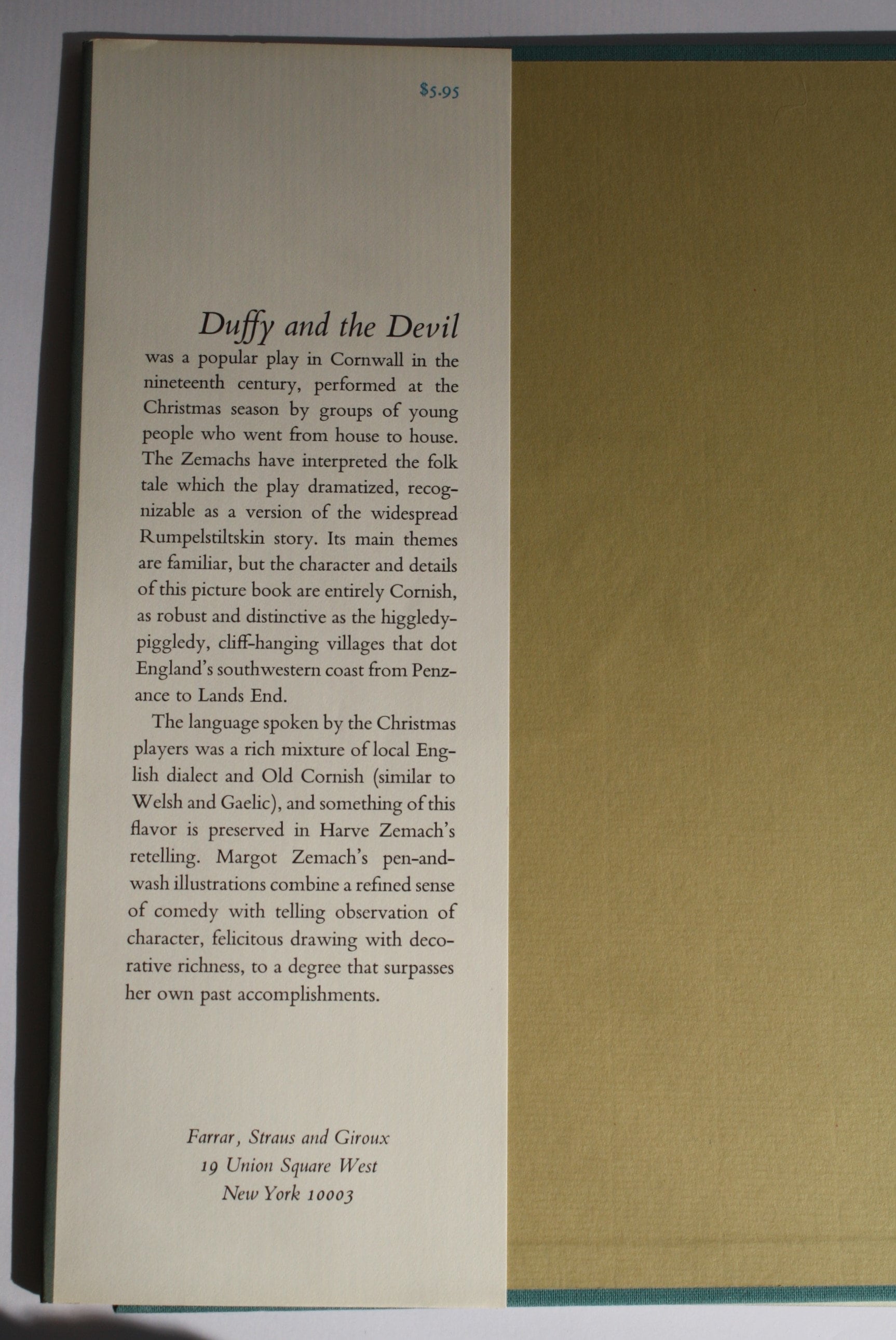 1st Ed. Duffy and the Devil by Harve & Margot Zemach - Etsy
