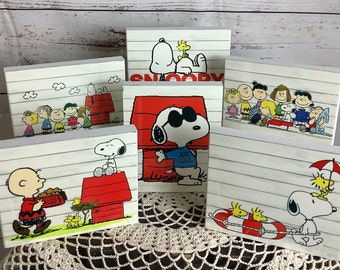 Snoopy Block Sign | Etsy