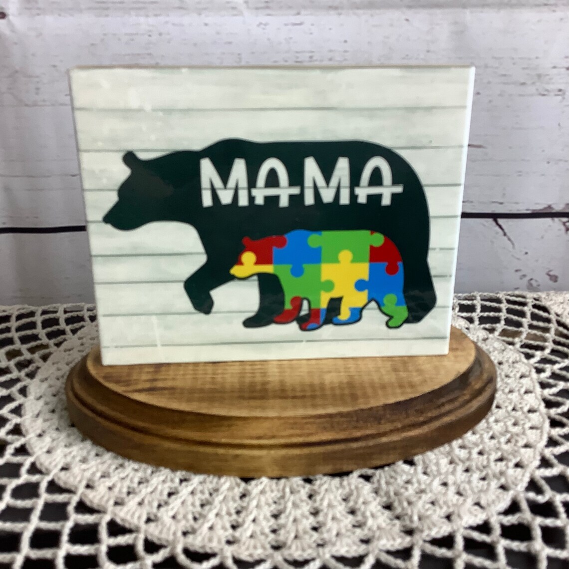 Autism Awareness Shelf Sitterautism Signautism Word - Etsy