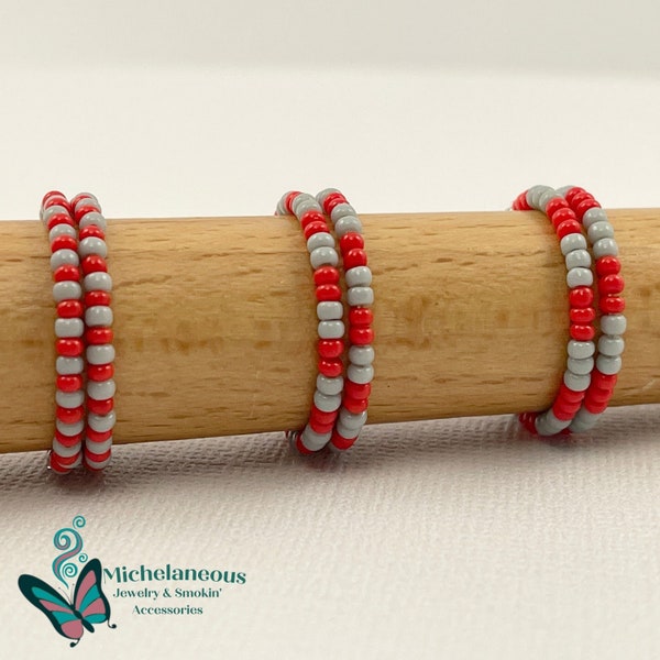 Scarlet and Grey - Etsy