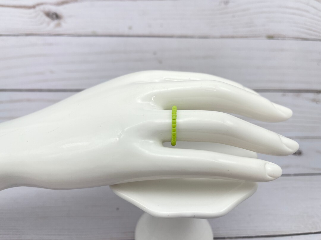 Lime Green Awareness Ring Non Hodgkin Lymphoma Rings Lyme Disease Toe ...