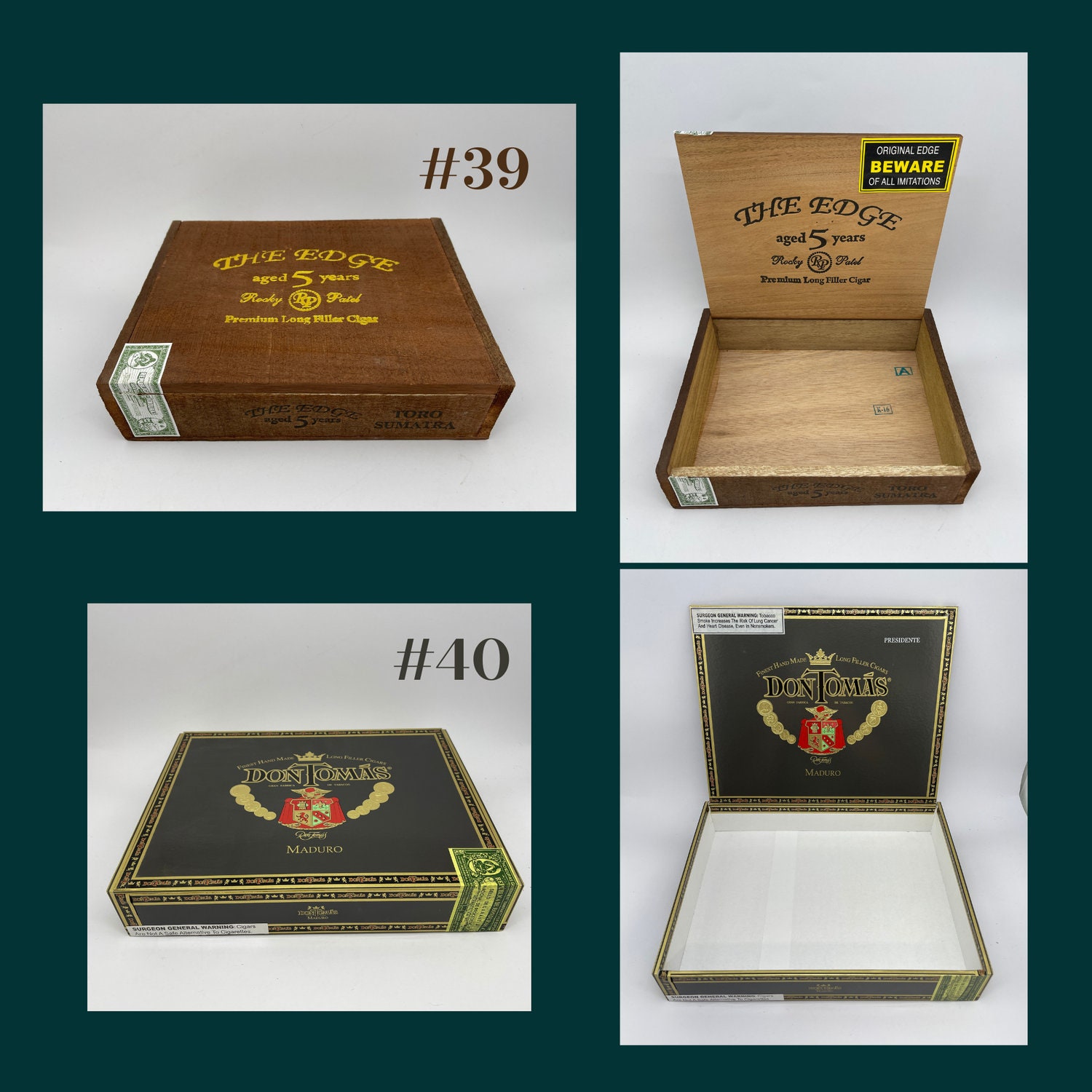 Custom Cigar Box Jewelry Box Ring Display Cufflink Box Stud | Etsy