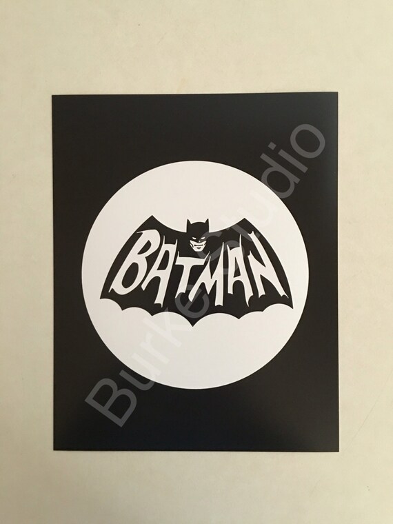 Batman And Robin Logo Stencil