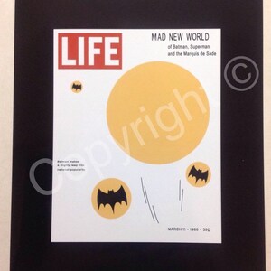 1966 Batman Life Magazine Display Print for Your 2014 Hallmark Ornament ...