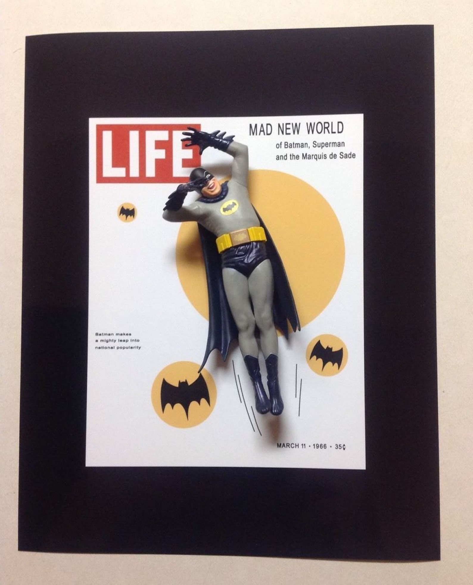 1966 Batman Life Magazine Display Print for Your 2014 Hallmark - Etsy