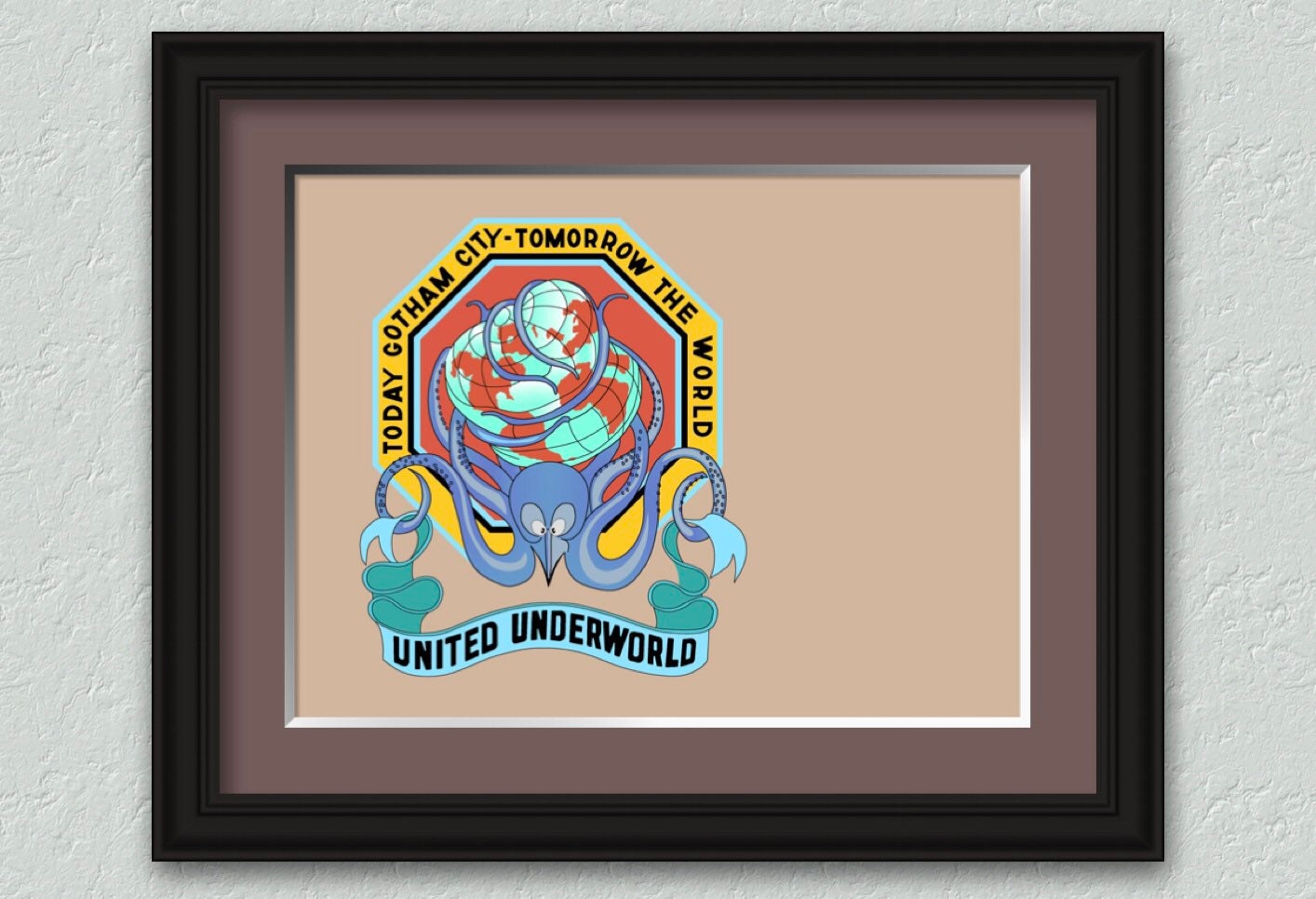 1966 Batman Movie UNITED UNDERWORLD Display Print for Your - Etsy