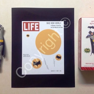 1966 Batman Life Magazine Display Print for Your 2014 Hallmark Ornament ...