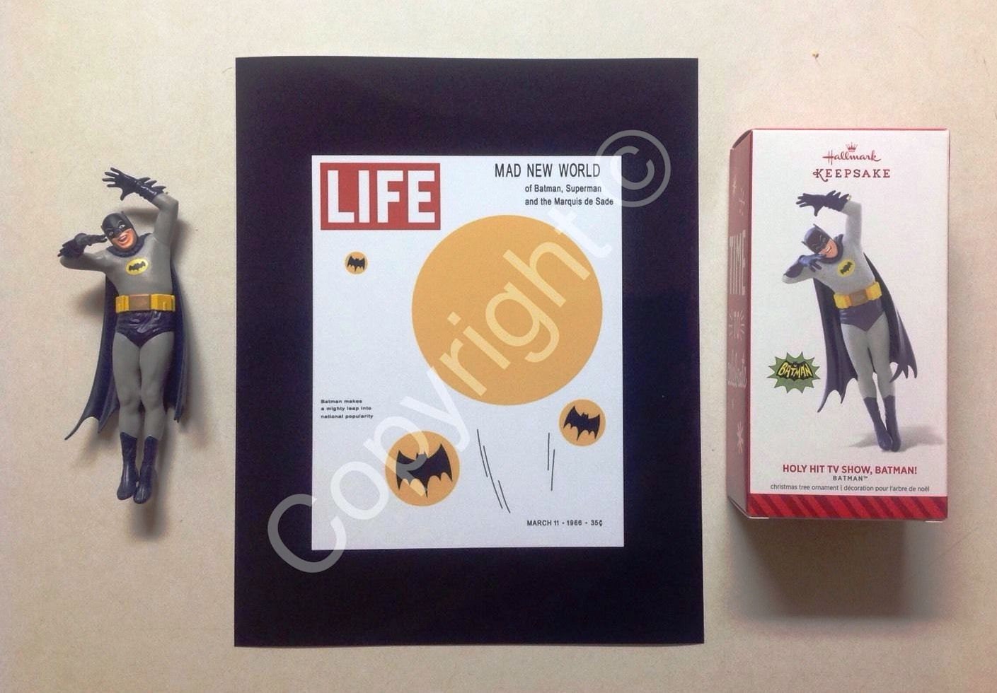 1966 Batman Life Magazine Display Print for Your 2014 Hallmark - Etsy