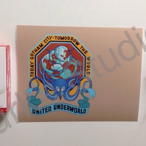 1966 Batman Movie UNITED UNDERWORLD Display Print for Your - Etsy