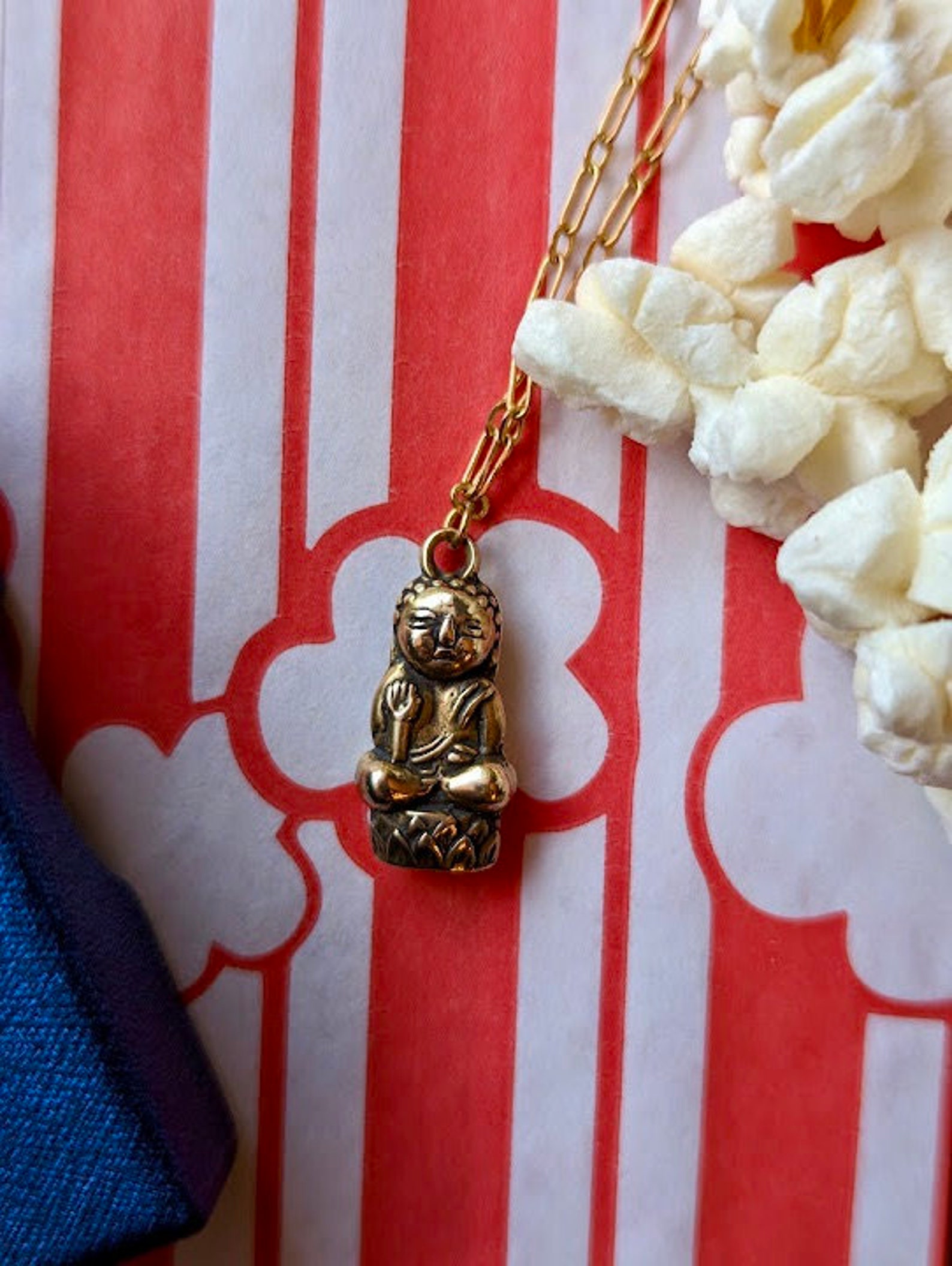 Buddha Charm Necklace, 3D Buddha, Buddha Charm, Buddhist Charm ...