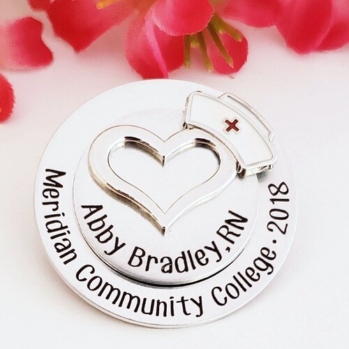 RN Nurse Graduation Pinning Ceremony RN Nurse Pin for - Etsy