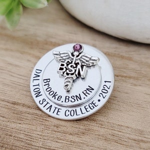 BSN Pins for Nurse Graduation Nursing Pin for Pinning - Etsy