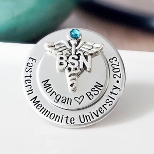 BSN Nursing Pin for Pinning Ceremony | Gift for Nurse Graduate | Nurse ...