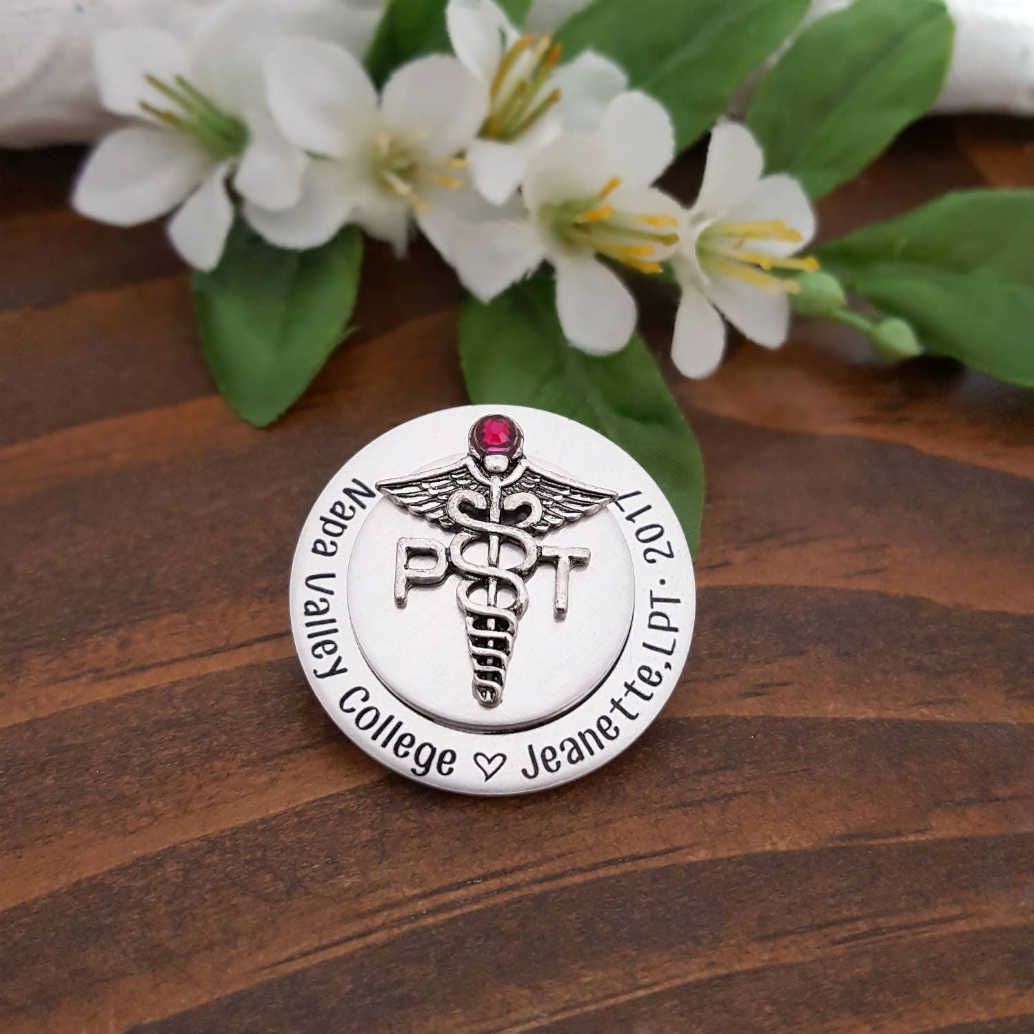 Psych Tech Graduation Pin PT Pin Physical Therapist Pin | Etsy