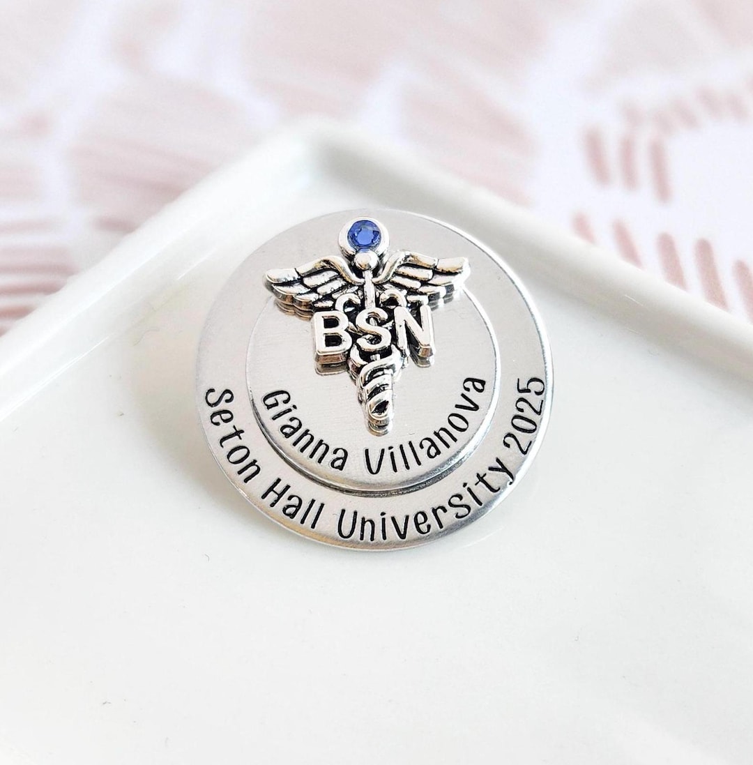 BSN Nursing Pin for Pinning Ceremony | Gift for Nurse Graduate | Nurse ...