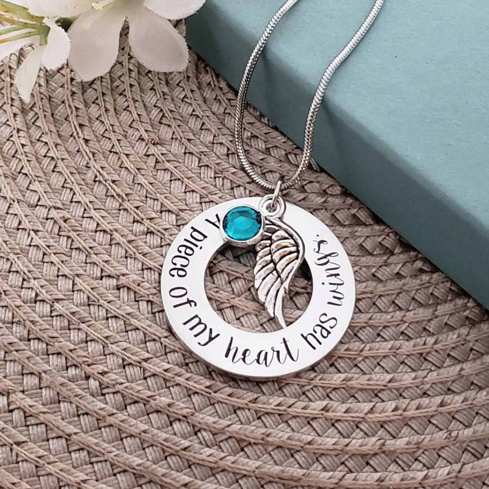 Bereavement Necklace for Loss of Loved One Memorial Keepsake - Etsy