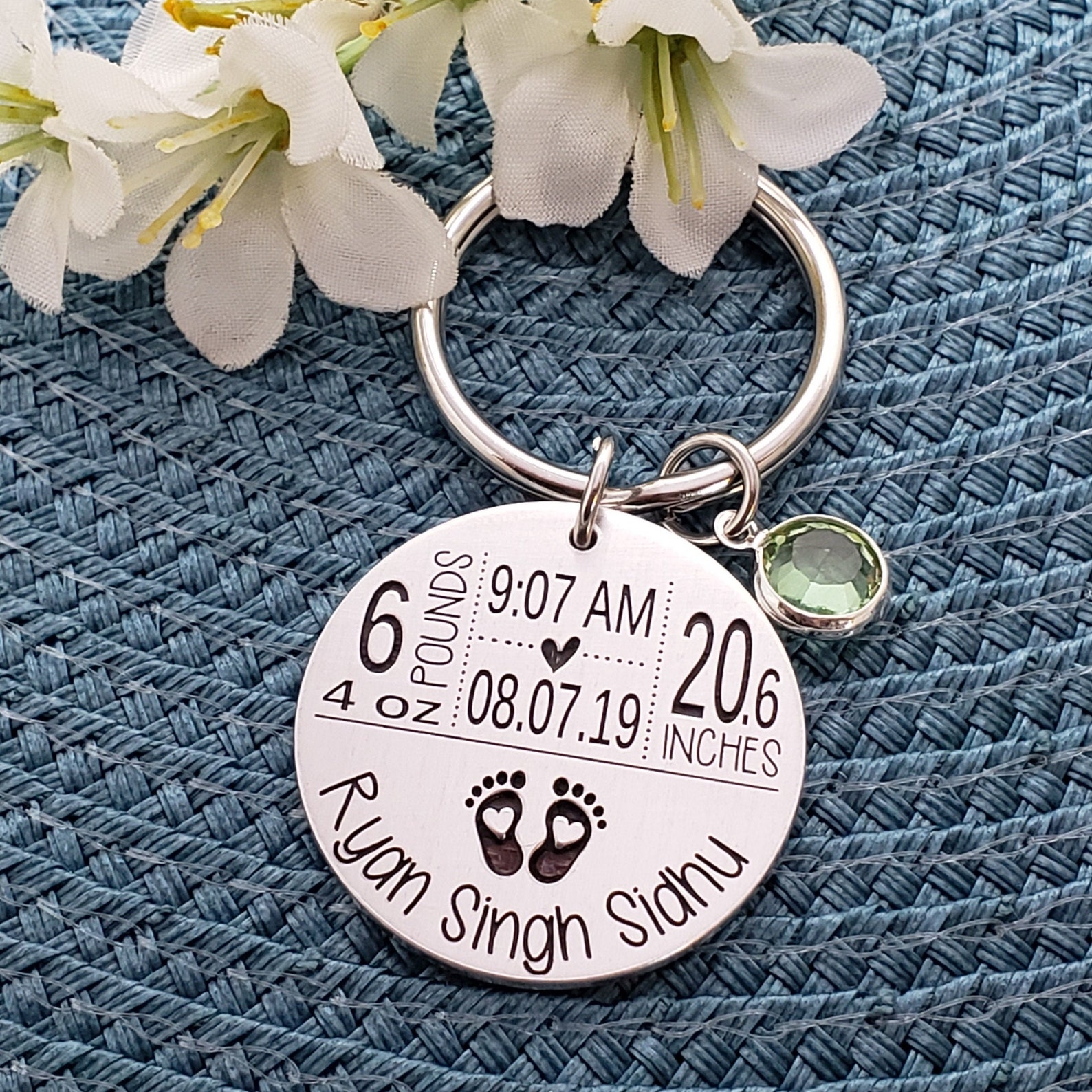 New Mom Keychain New Mom Gifts Baby Arrival Keychain New - Etsy
