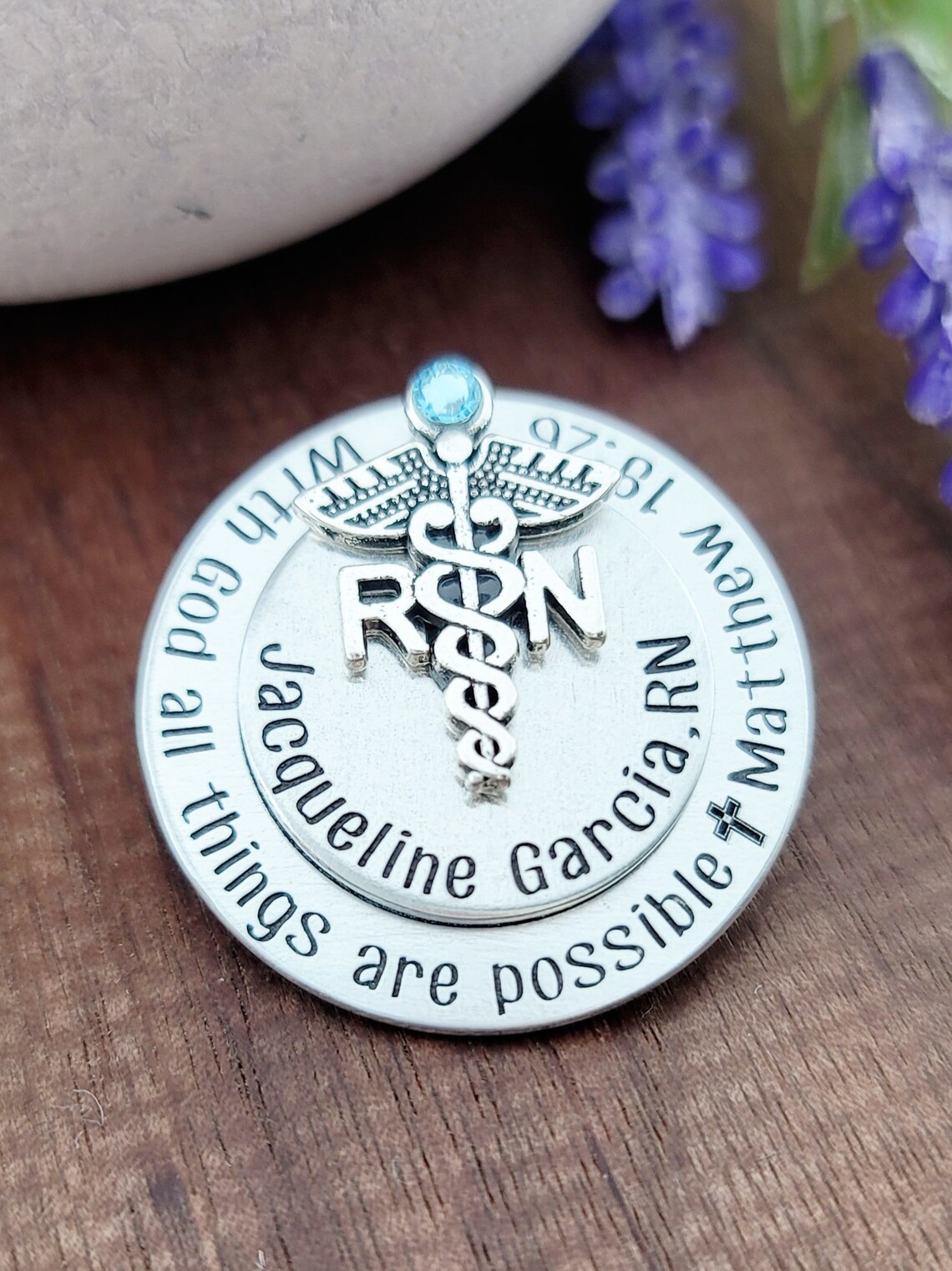 RN Nursing Pin for Nurse Graduation RN Pin Gift for Nurse - Etsy
