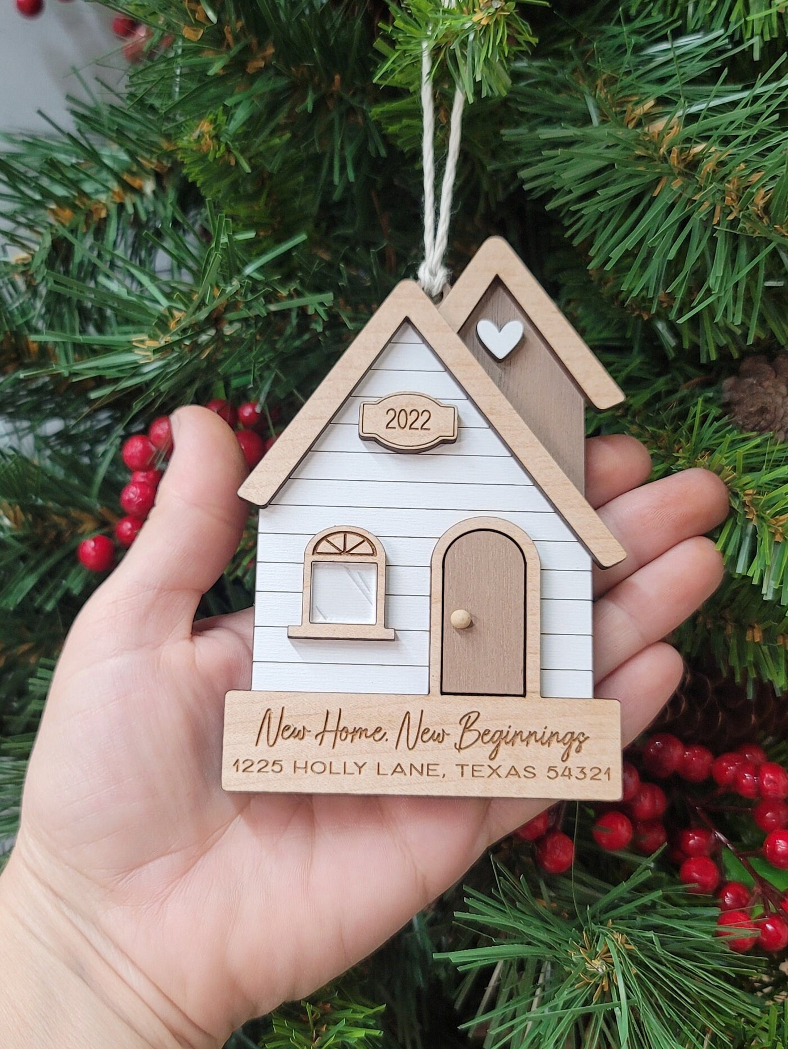 Family Home Christmas Ornament Realtor Closing Gift for - Etsy