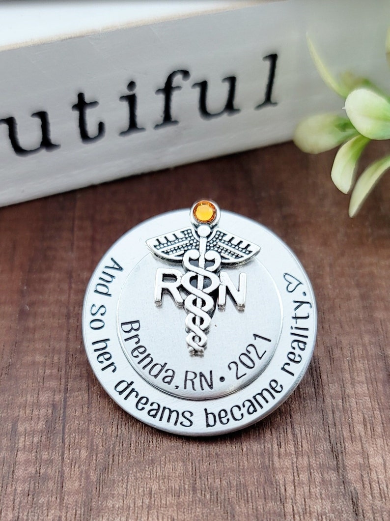 RN Nursing Pin for Nurse Graduation RN Pin Gift for Nurse - Etsy